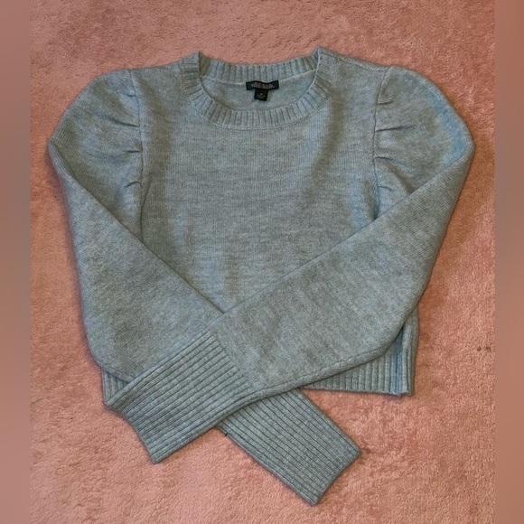 wild fable | Sweaters | Wild Fable Womens Cropped Puff Sleeve Shoulder ...